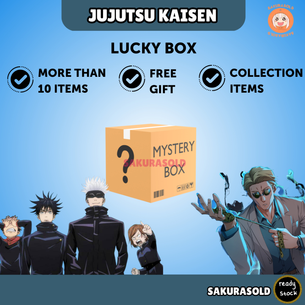 Jujutsu Kaisen Set Box Jujutsu Lucky Box Jujutsu Box Gojo Nobara ...