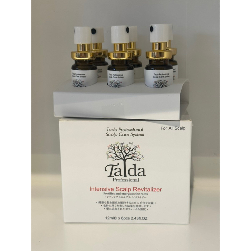 TADA Prof Intensive Scalp Revitalizer 12ml x 6 Bottles Anti Hair fall ...