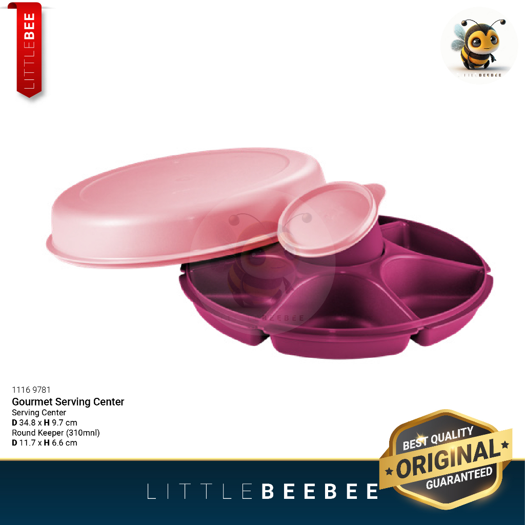 Tupperware Serving Center / Raya / Food Storage / Plate / Tray ...