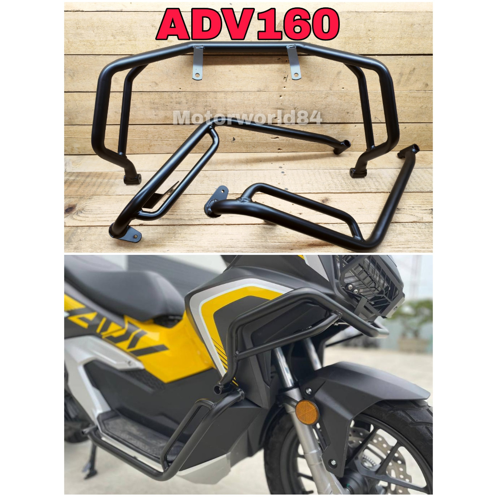Engine Guard Honda ADV160 FULL SET COMPLETE Enjin Protector Slider Scooter Accessories Crash Bar ...
