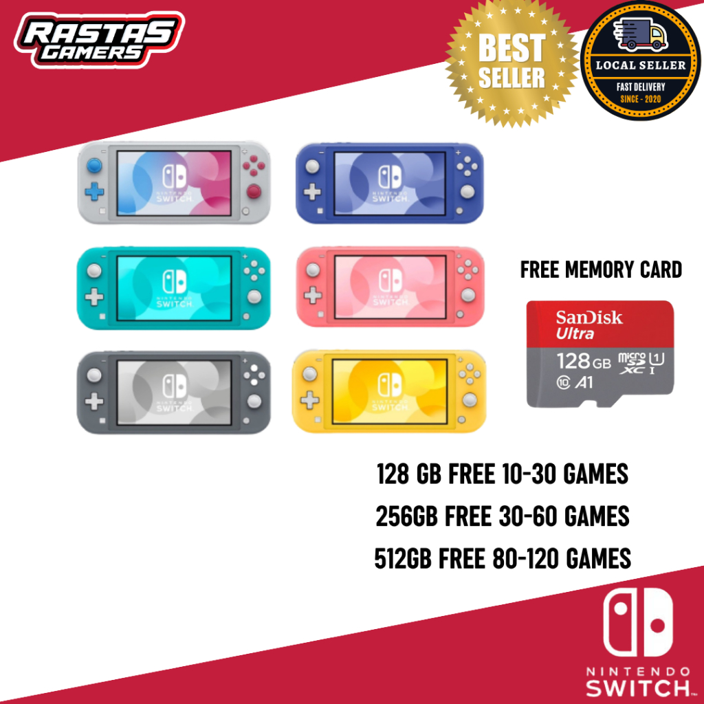 Nintendo Switch Lite Modded | Shopee Singapore