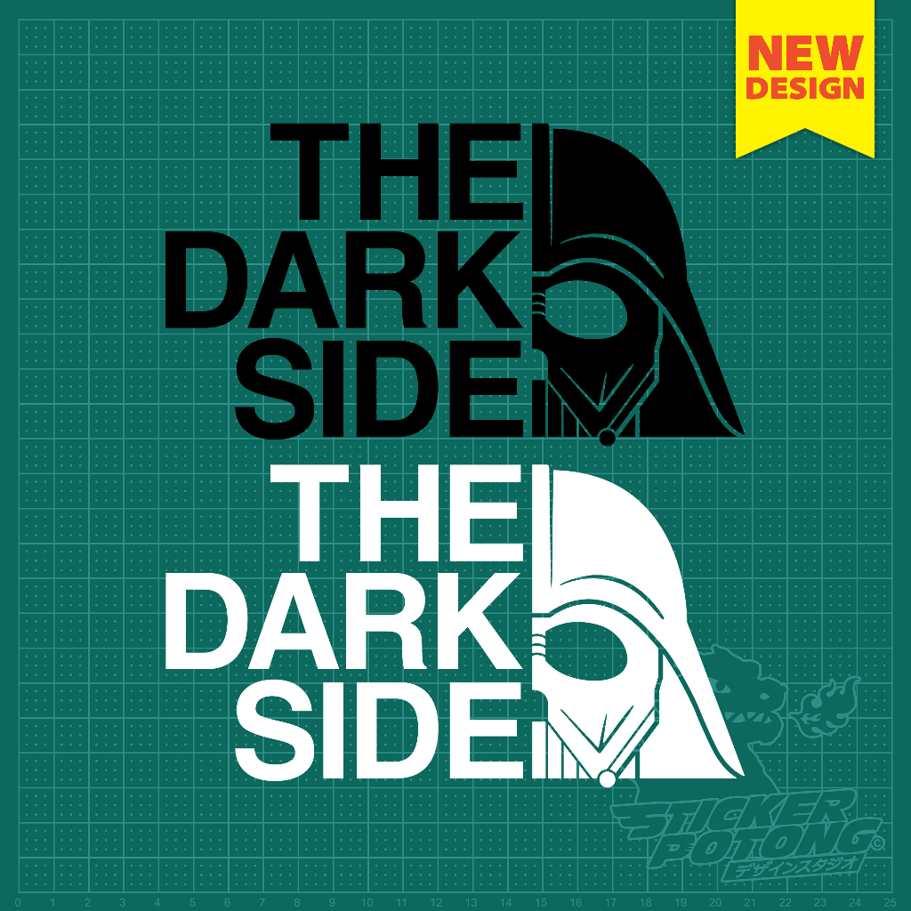 THE DARK SIDE (STICKER POTONG) | Shopee Singapore