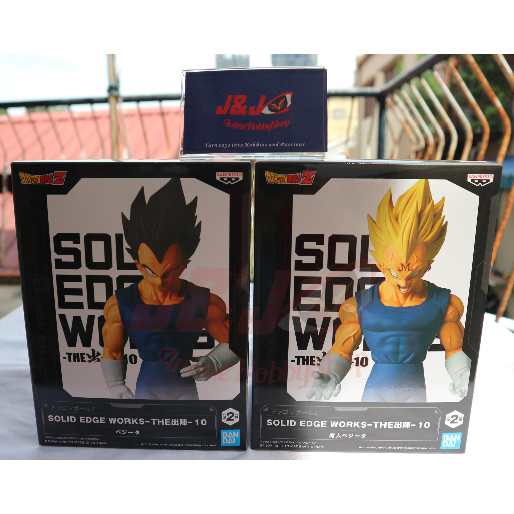 BANPRESTO DRAGON BALL Z SOLID EDGE WORKS VOL.10 VEGETA & MAJIN VEGETA ...