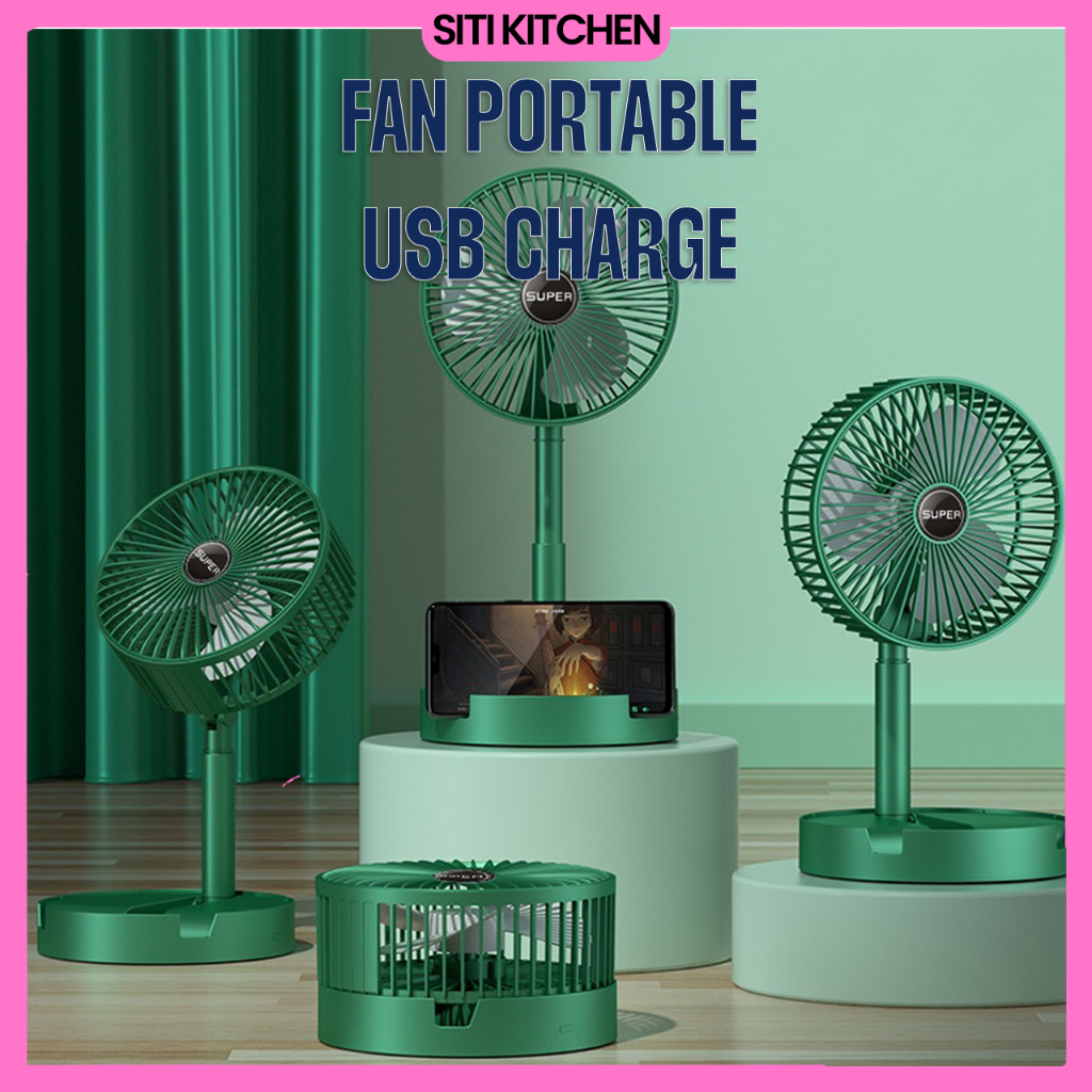 Mini Fan Portable Fan Small Kipas Automatic Swing Clip Hand Cooling ...