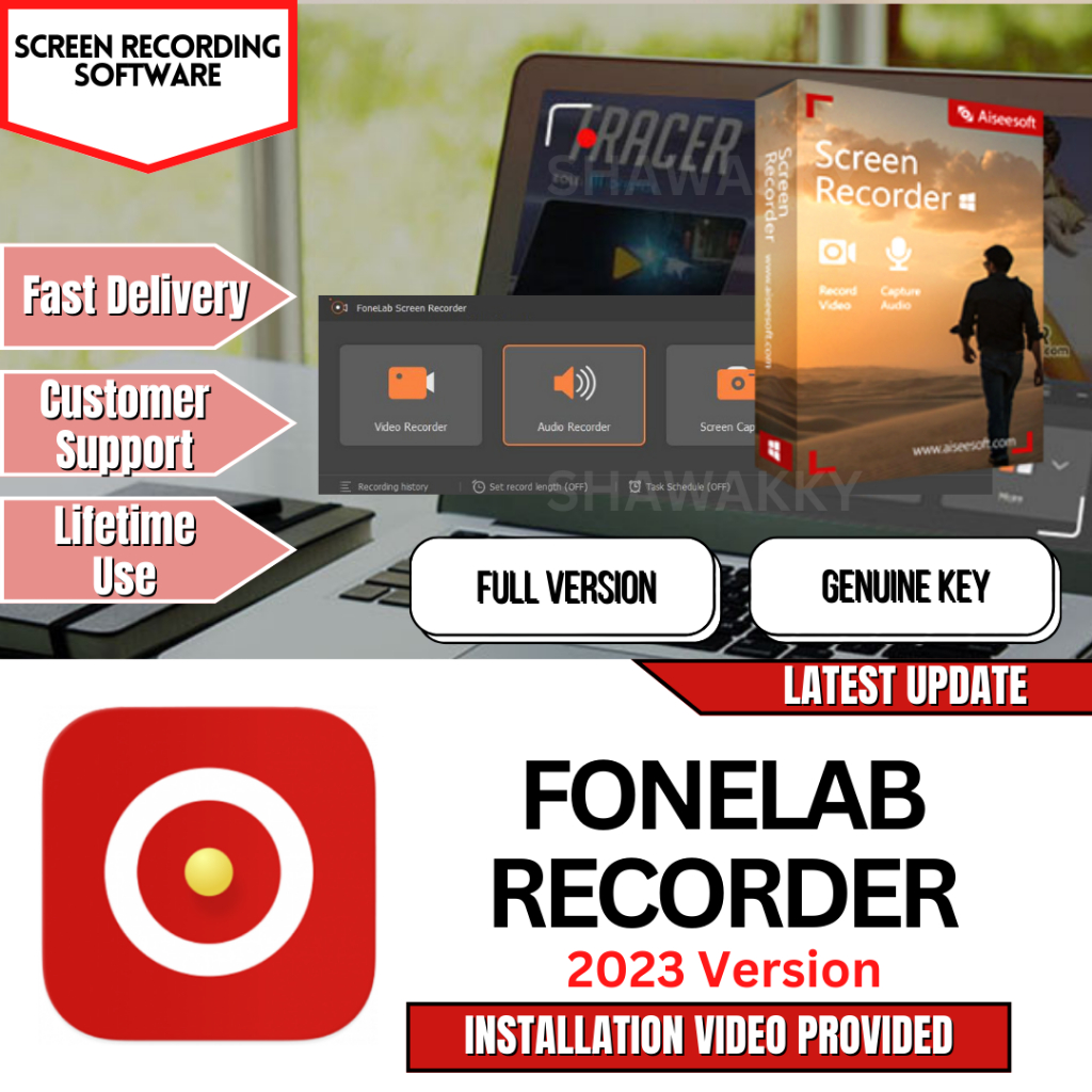 Fonelab Screen Recorder 2023 For PC Windows | latest Version | Lifetime ...