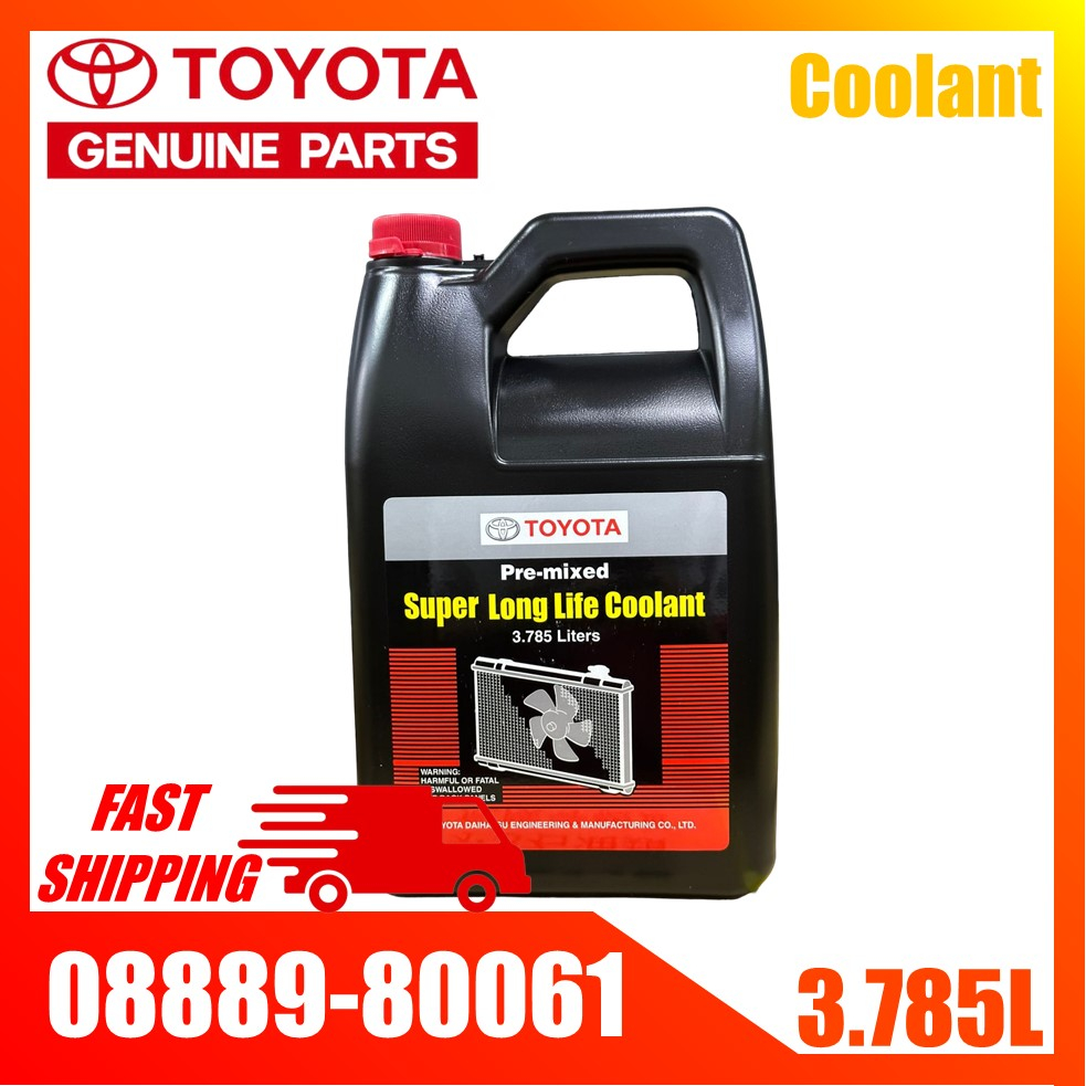 Toyota Super Long Life Coolant 08889-80061 ( 3.785L ) – Coolant / Toyota Part / Super Long Life ...