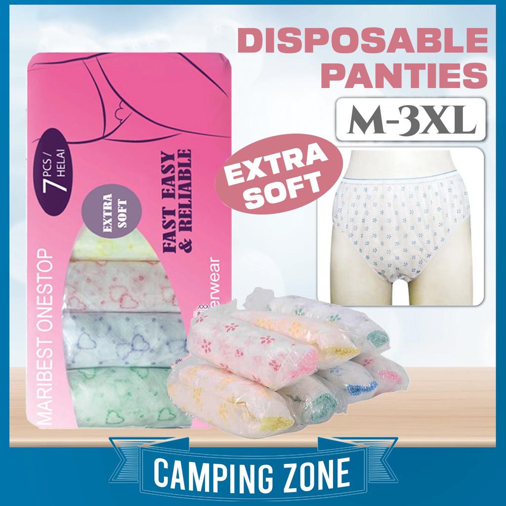 Disposable Panties Cotton Maternity Panties Disposable Travel Seluar ...