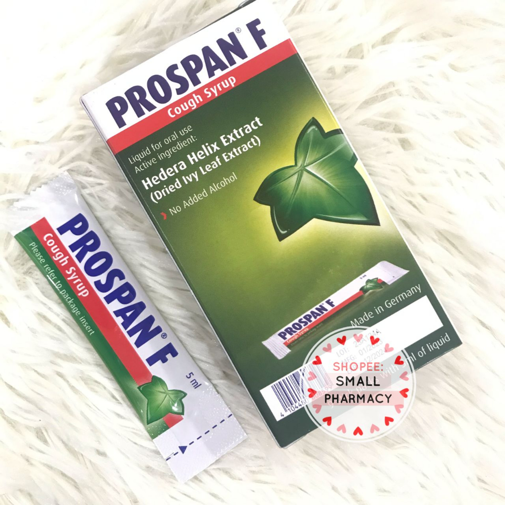Prospan F Cough Syrup Stick [ with menthol ] 5ml x 1 sachet / 1 box ...