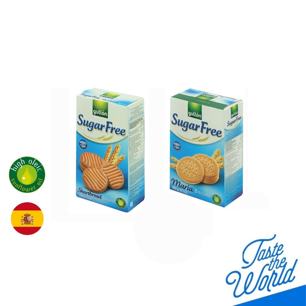 Gullon Sugar Free Maria / Shortbread Cookies (330g/400g) | Shopee Singapore