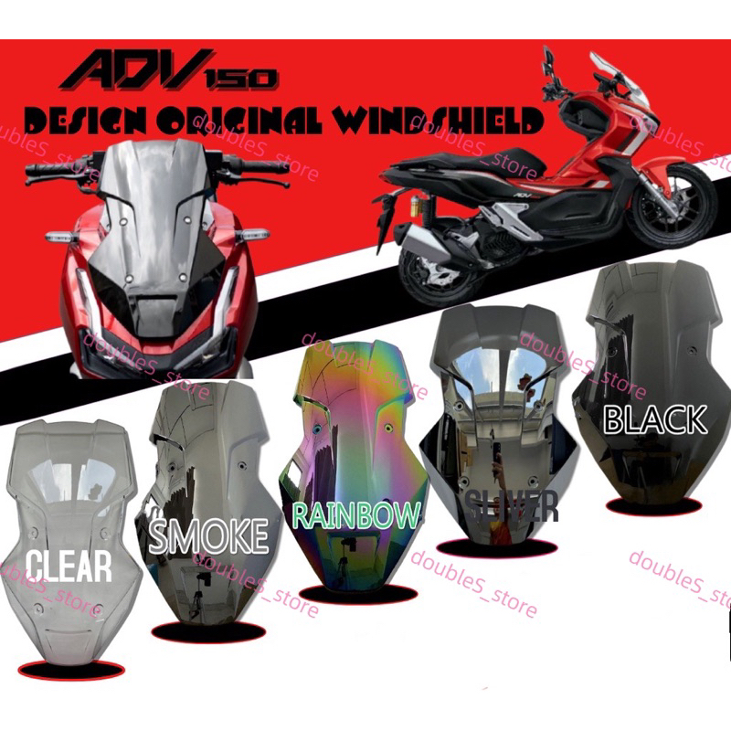 HONDA ADV 150 ADV160 NEW DESIGN WINDSHIELD VISOR | Shopee Singapore