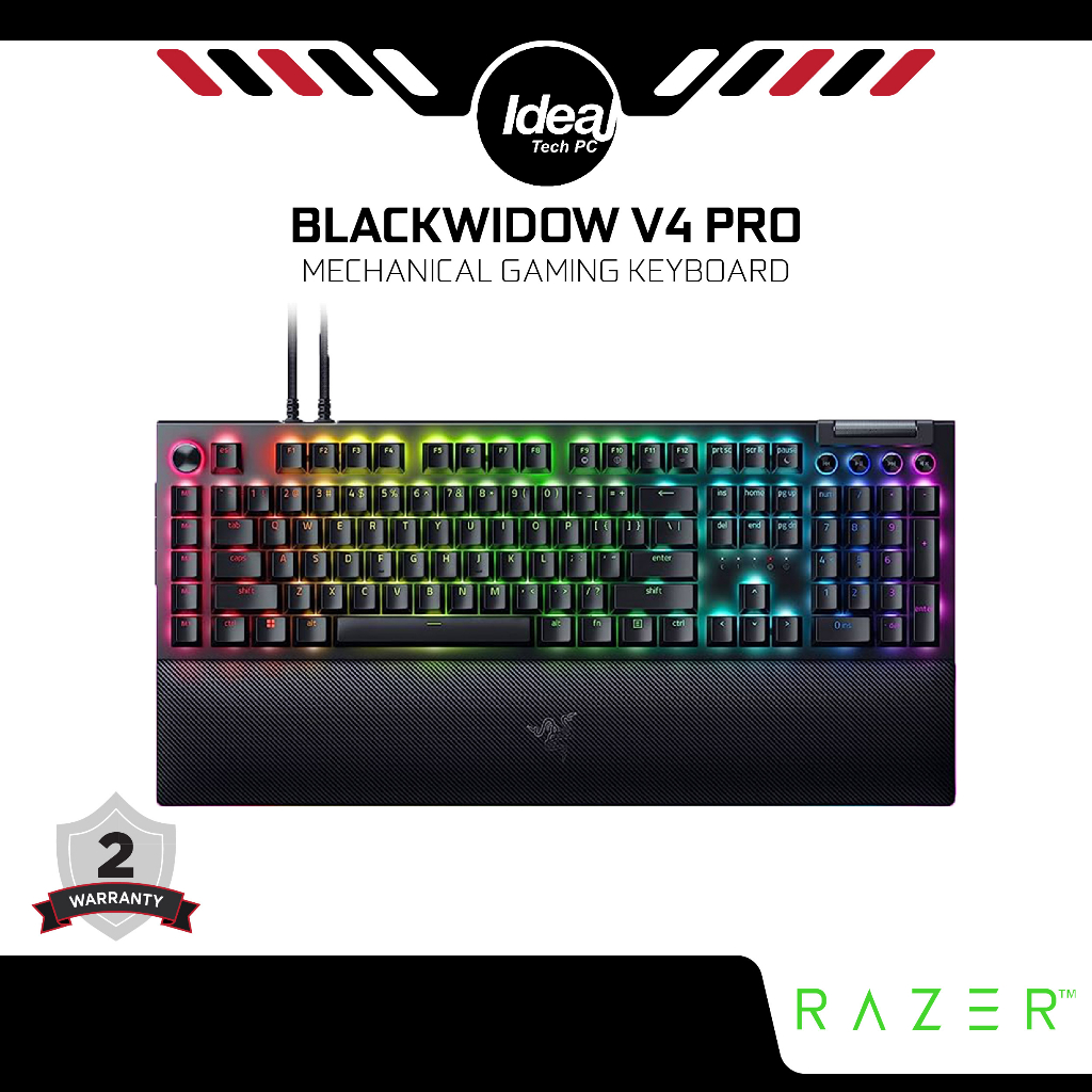 Razer Blackwidow V4 Pro | Mechanical Gaming Keyboard | Shopee Singapore