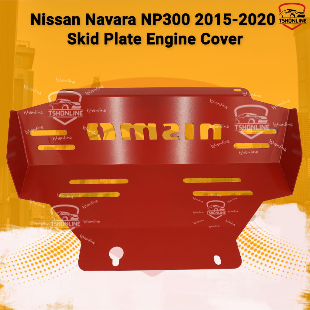 Nissan Navara NP300 stone guard enjin cover enjin Skid plate red /Rocco ...