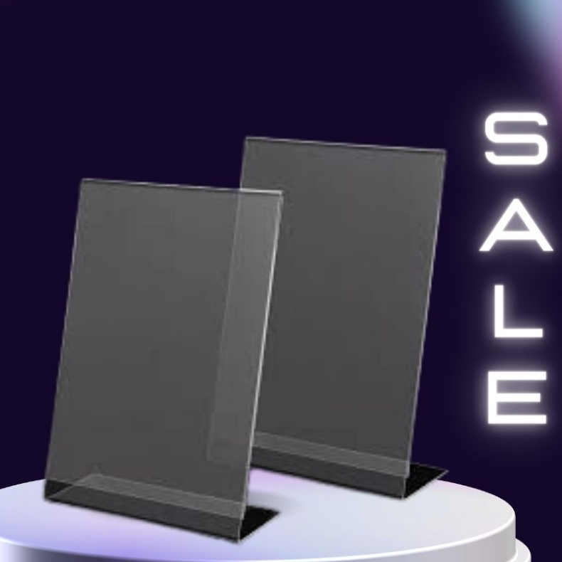 Acrylic Stand A4 / A5 / A6 paper holder | Shopee Singapore