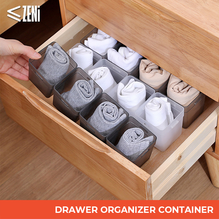 ZENi Drawer Organizer Container | Interlocking Container For Table ...