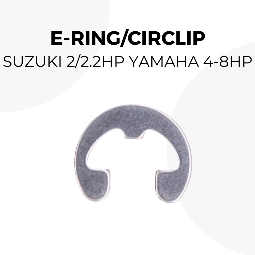SUZUKI YAMAHA E-RING CIRCLIP DRIVE SHAFT TRANSMISSION/ FLYWHEEL 2HP 2 ...
