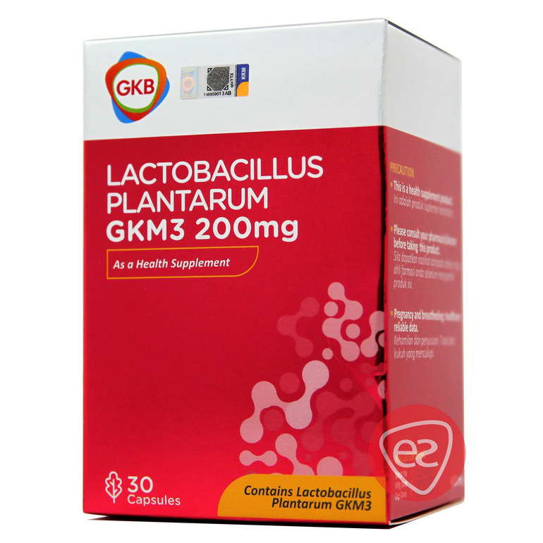 GKB LACTOBACILLUS PLANTARUM GKM3 200MG CAPSULE 30'S (EXP 02/2026 ...