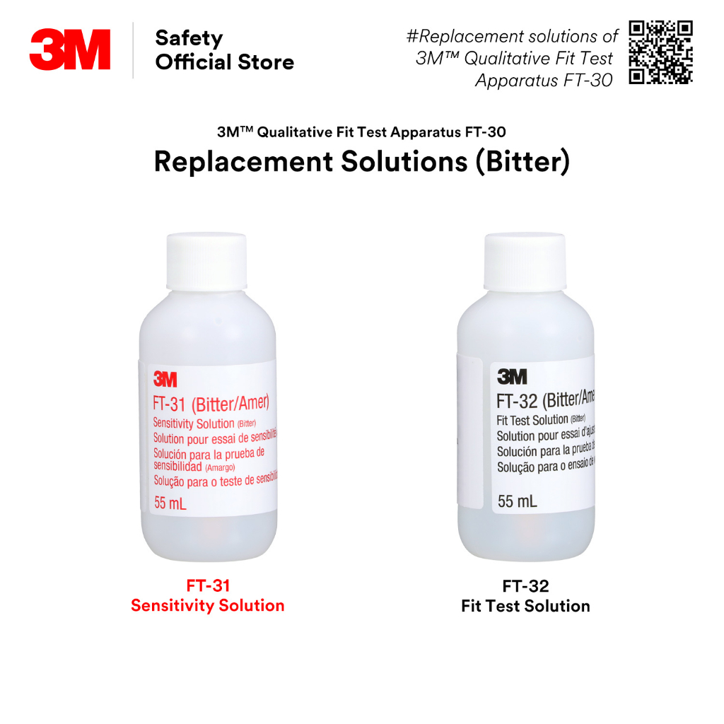 3MTM FT-31/ FT-32/ Replacement Solutions of 3M Qualitative Fit Test ...