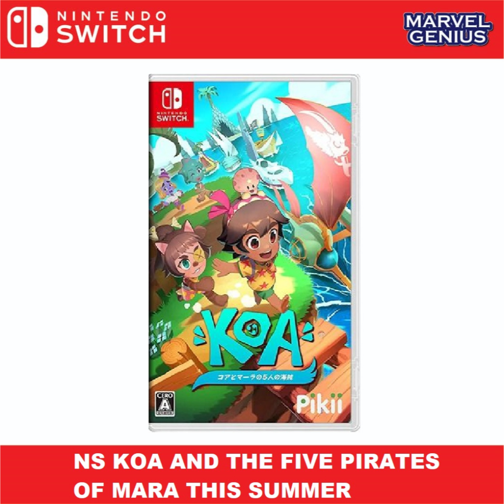 NSW NS NINTENDO SWITCH GAME KOA AND THE FIVE PIRATES OF MARA THIS ...