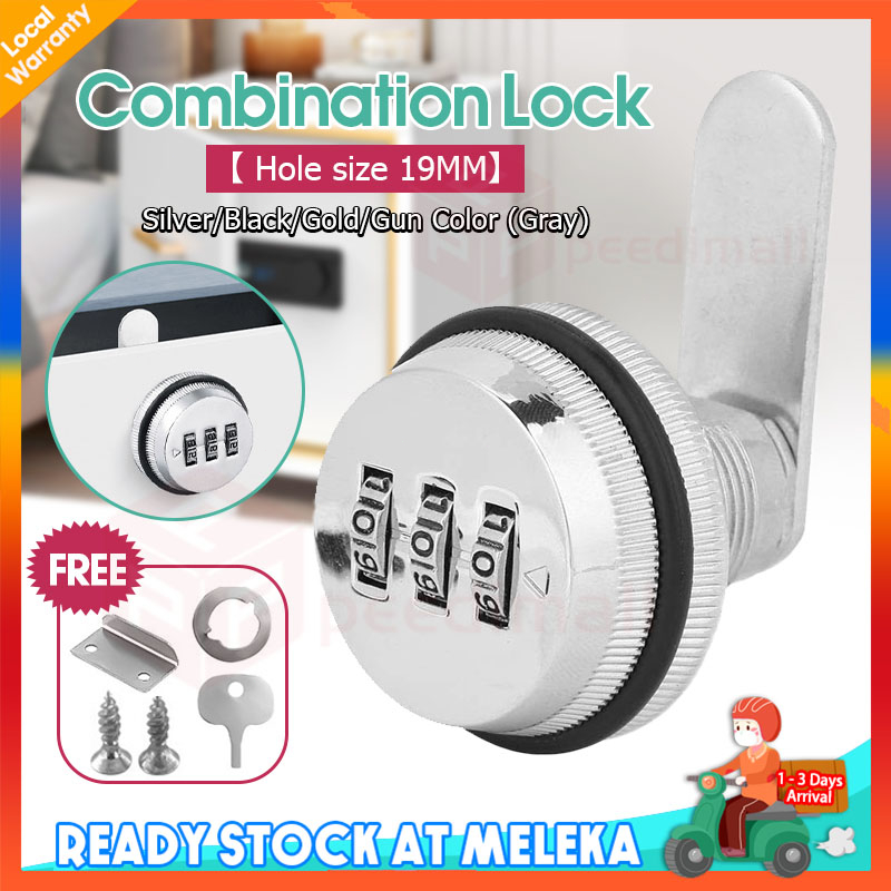3 Digit Combination Lock Keyless 3Digit Number Password Pin Smart Code ...