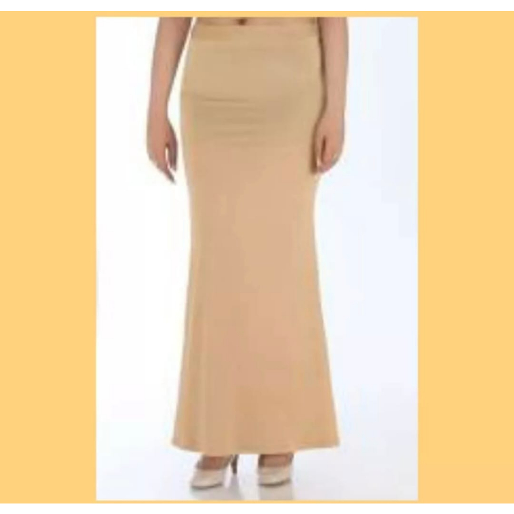 SAREE PETICOT GOLD INNER FOR SAREE LYCRA FABRIC | Shopee Singapore