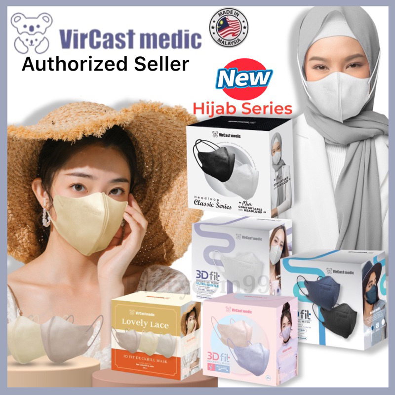 Vircast Medic/Safeco 3D Mask (30pcs/box) | Shopee Singapore