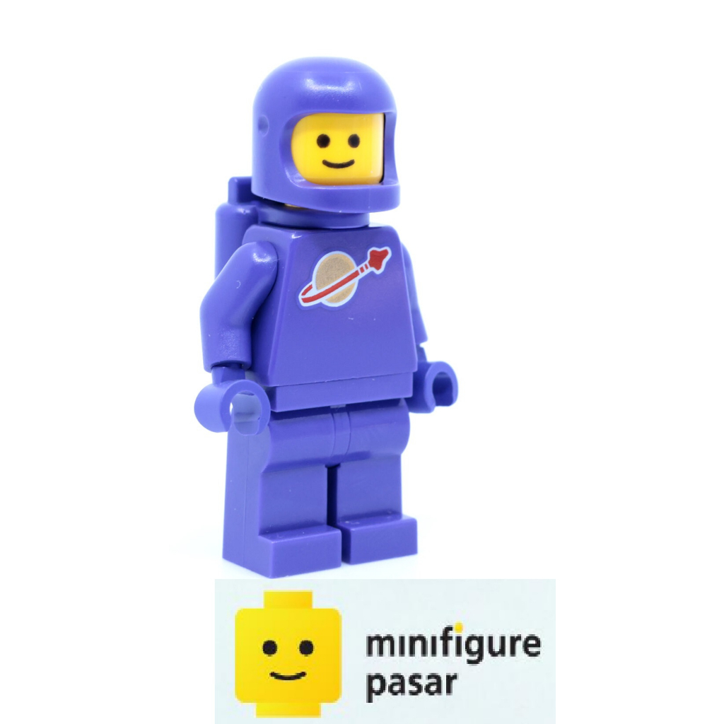 sp139 Lego Dark Purple Classic Spaceman Minifigure Classic Space Man ...