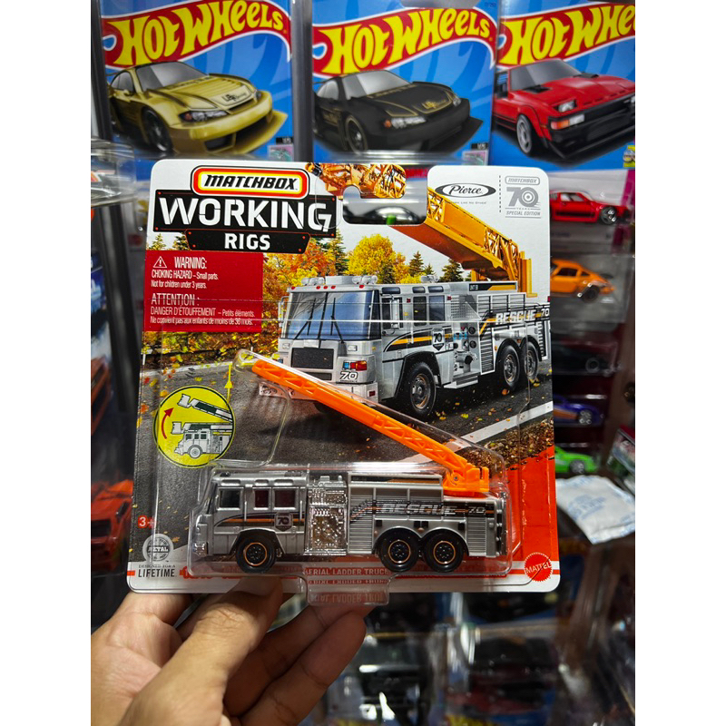 matchbox working rigs 70 years special edition pierce quantum aerial ...