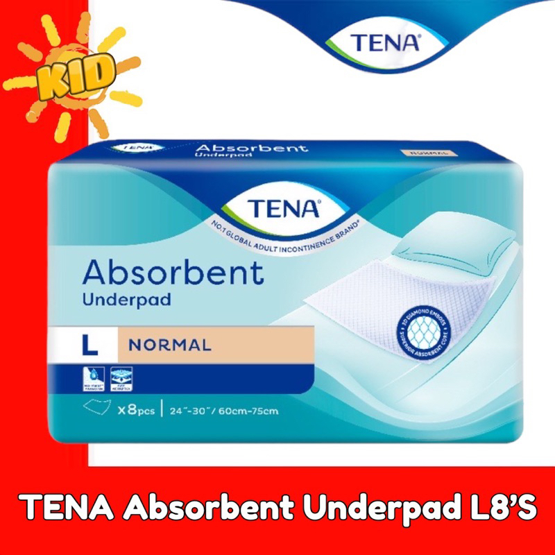 TENA Underpad Large 8pcs (60cm-75cm) | Shopee Singapore