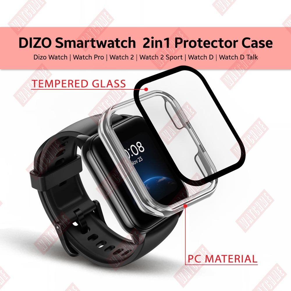 realme DIZO Smart Watch Protector Case, 2in1 Hard Casing With Screen ...