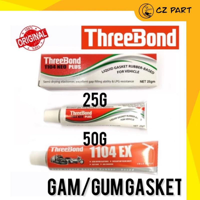 ThreeBond GUM/GAM GASKET NOW IS WITH 25/50g | Shopee Singapore