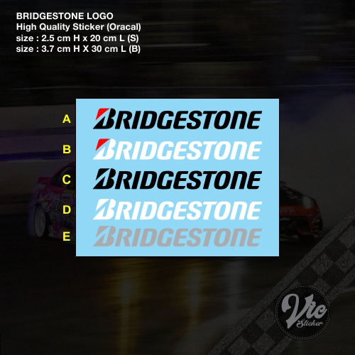 BRIDGESTONE Sticker / Decal (High Quality Sticker) | Shopee Singapore