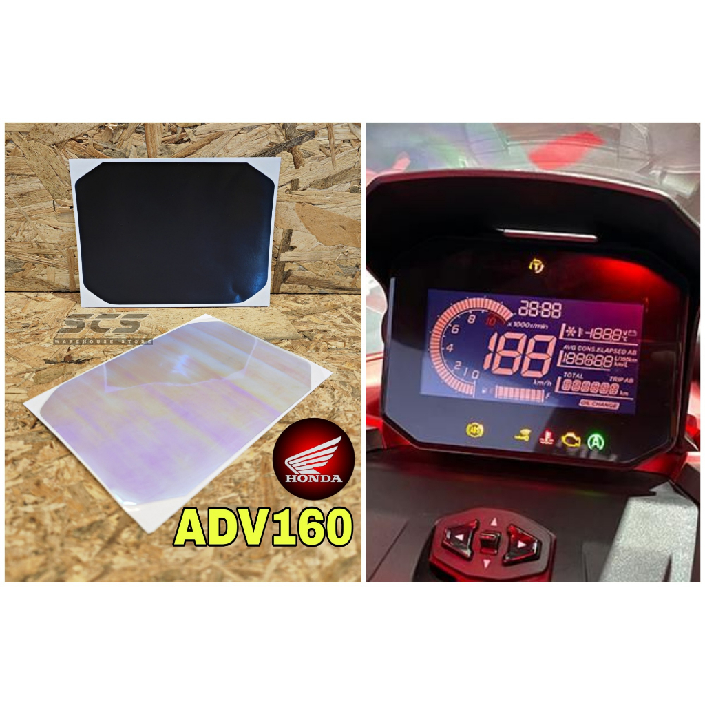 Tinted Meter Sticker Honda ADV160 New Rainbow Smoke Accessories Motor ...