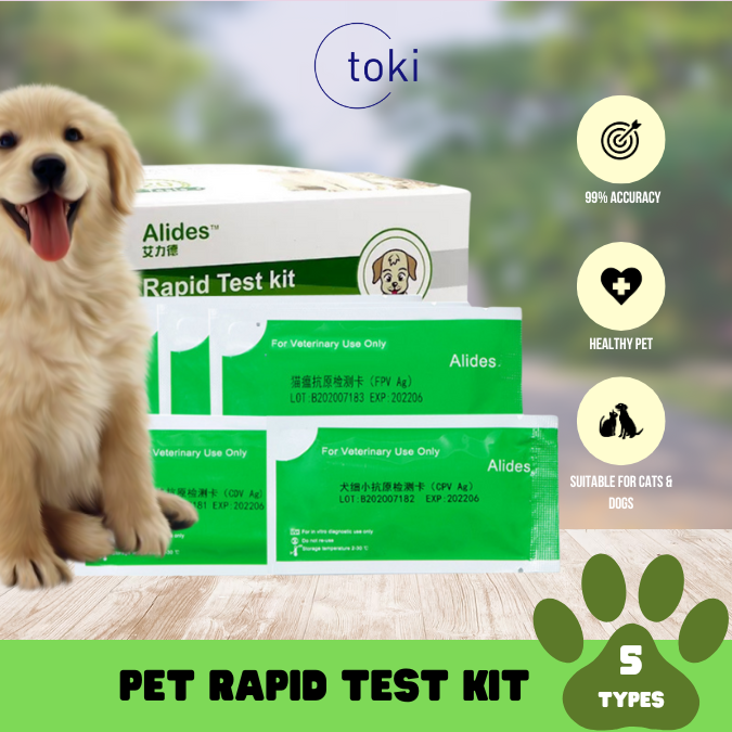 Toki - Pet Rapid Test Kit Virus Tester Cat Dog FPV CPV CDV TOXO CCV ...