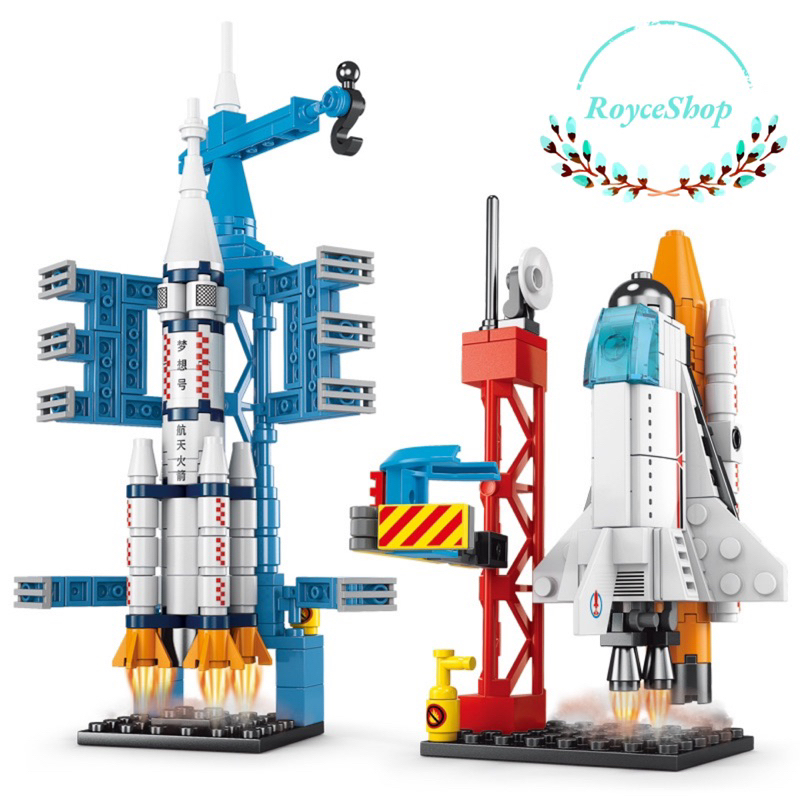 Mini Brick Rocket Space Shuttle Educational Toys Spaceship Rocket Space ...