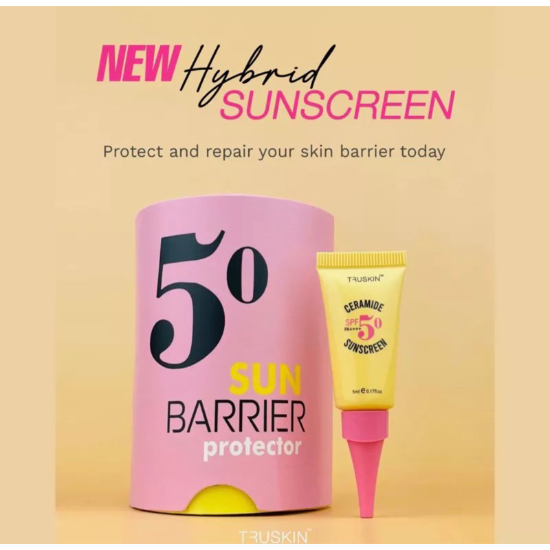 Truskin Sun Barrier Protector / Hybrid Sunscreen SPF 50 / Trulooks ...