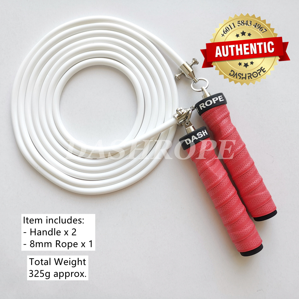 DASHROPE Muaythai 6mm 8mm Weighted Jump Rope Heavy Weight Skipping ...