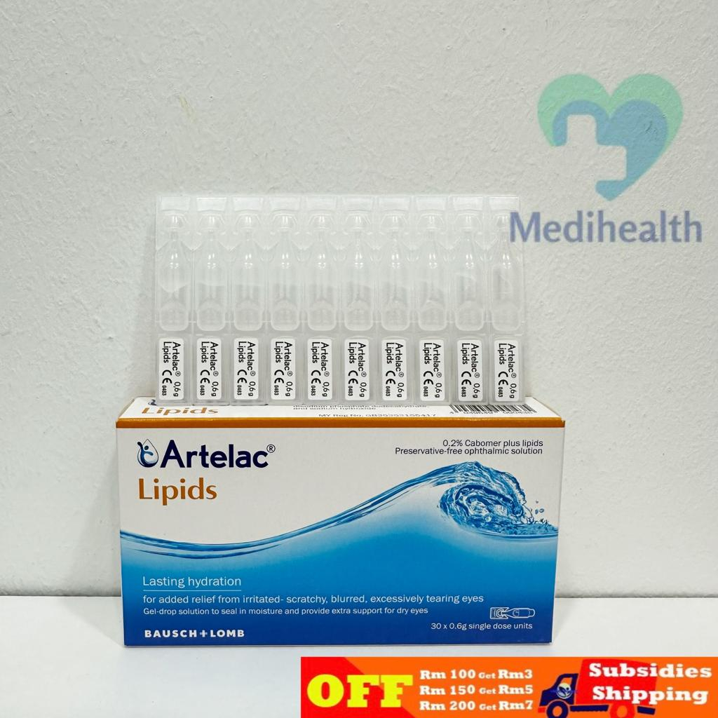 Artelac Lipid Eye Drop (0.6g x 30s) | Shopee Singapore