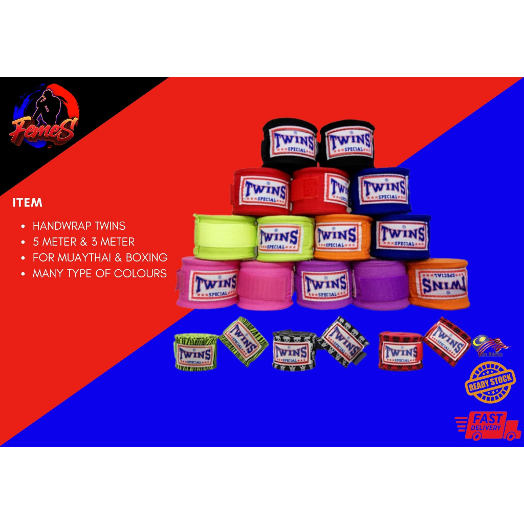 Shipping Daily 100 Twins Handwrap WrTwins Handwrap Wrist Wrap Boxing ...