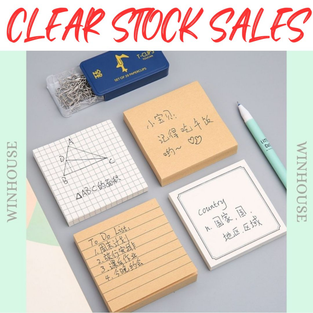 Memo Sticky Note 80sheets | Shopee Singapore