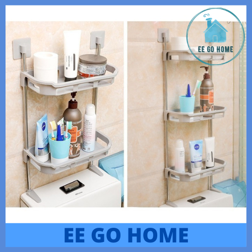 3 Layer Bathroom Toiletries Rack Multilayer Toilet Shampoo Organizer ...