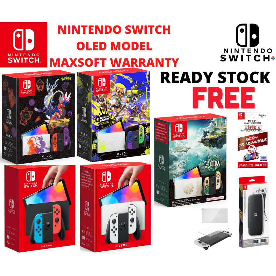 Nintendo Switch OLED Model (Maxsoft 1 YEAR WARRANTY) | Shopee Singapore