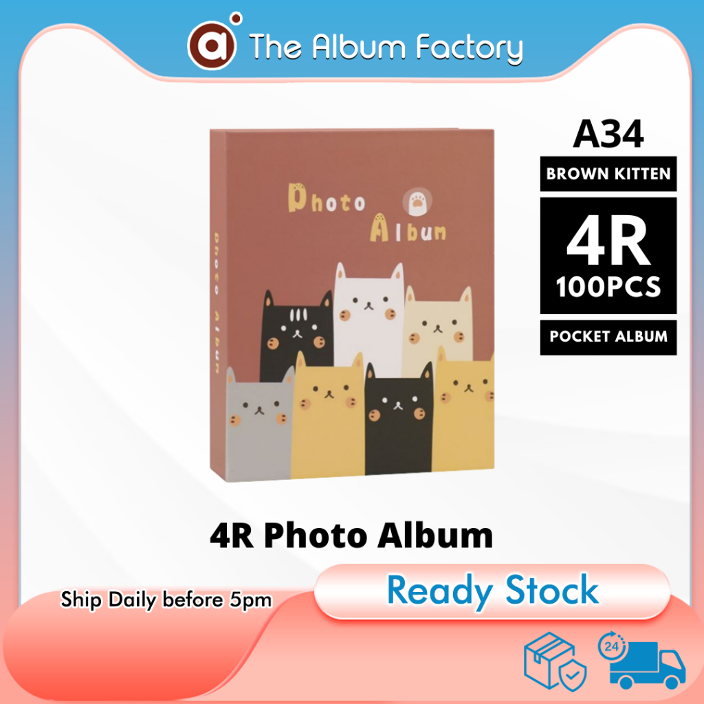 Photo Album Cat Series 4R 5R 6R | Shopee Singapore