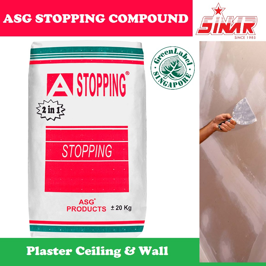SINAR ASG 1 kg Stopping Compound Plaster Ceiling for Bonding, Jointing ...