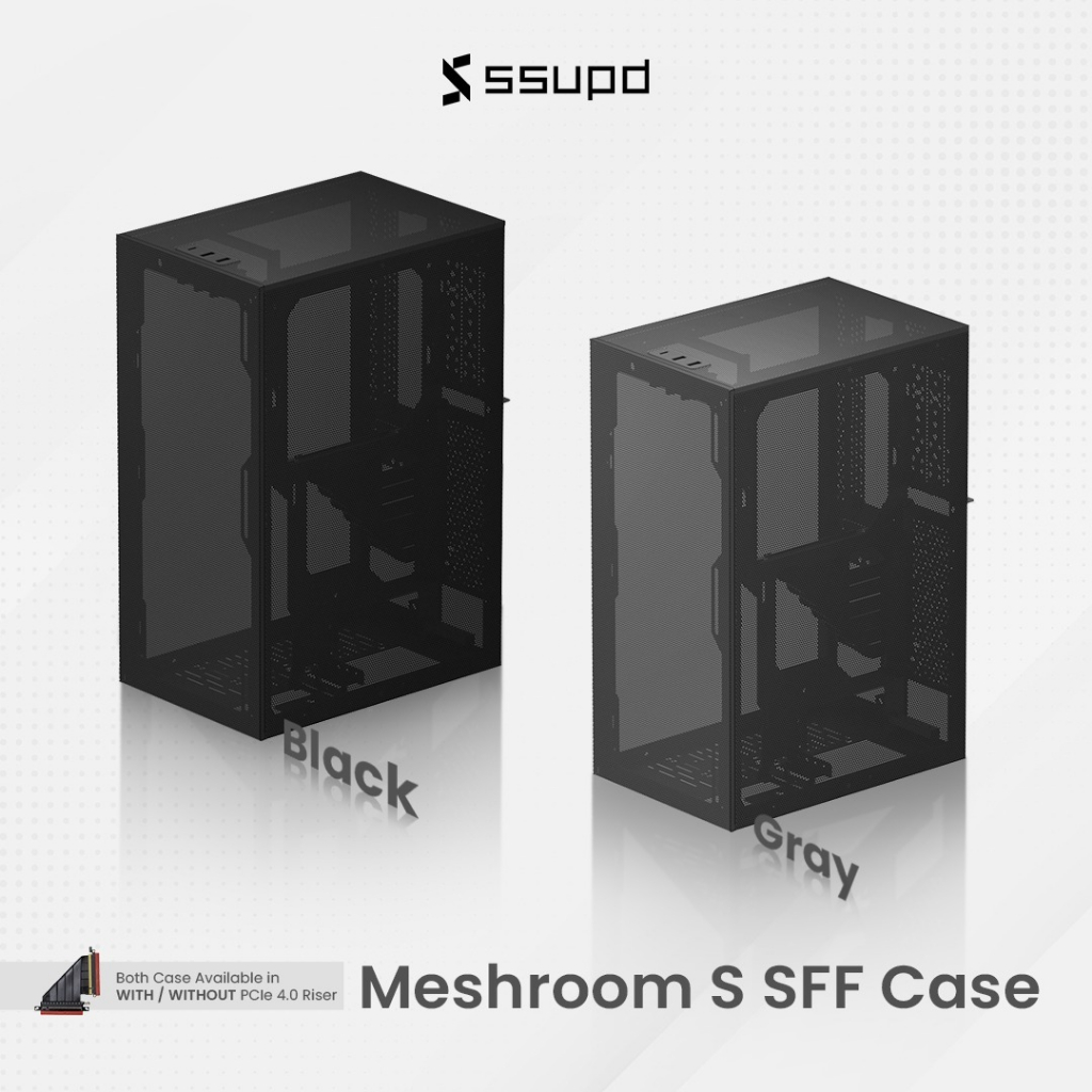 ssupd Meshroom S Full Mesh SFF Small Form Factor Case with PCIe 4.0 ...