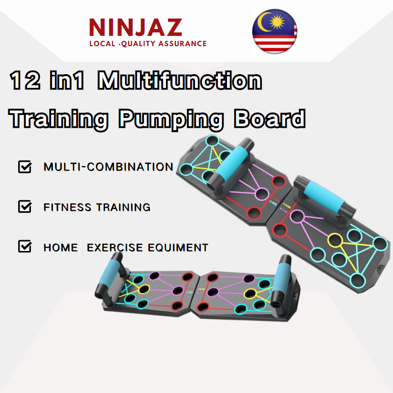 12 in1 Multifunction Push Up Board Training System Fitness Exercise ...