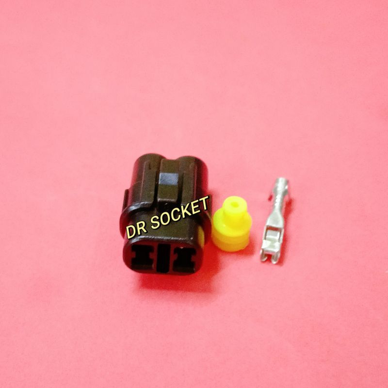 2PIN TOYOTA PERODUA KEMBARA DISTRIBUTOR FEMALE SOCKET CONNECTOR ...