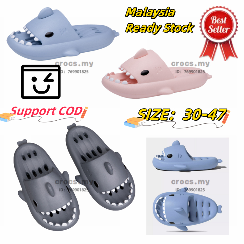 Shark Slipper Selipar Shark Men Women Flip Flop Comfortable Home Wear ...