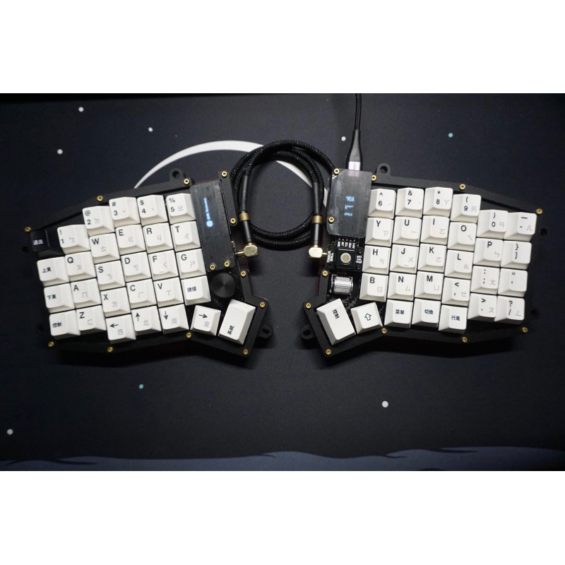 Sofle V2 Split Ergonomic Mechanical Keyboard Knobs Oled Screen | Shopee ...