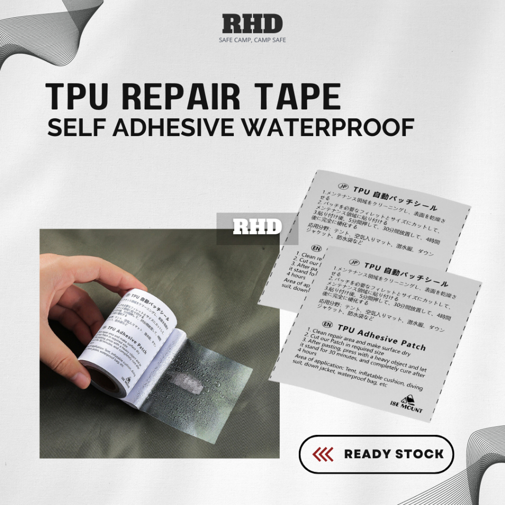 Emergency Repair Tape TPU Diy Camping Outdoor Waterproof Patch Tampal ...