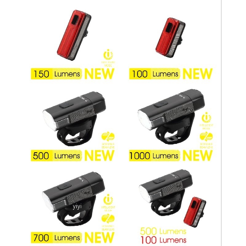 Moon Rigel Pro & Helix Pro Lite USB Front Rear Light Bicycle | Shopee ...